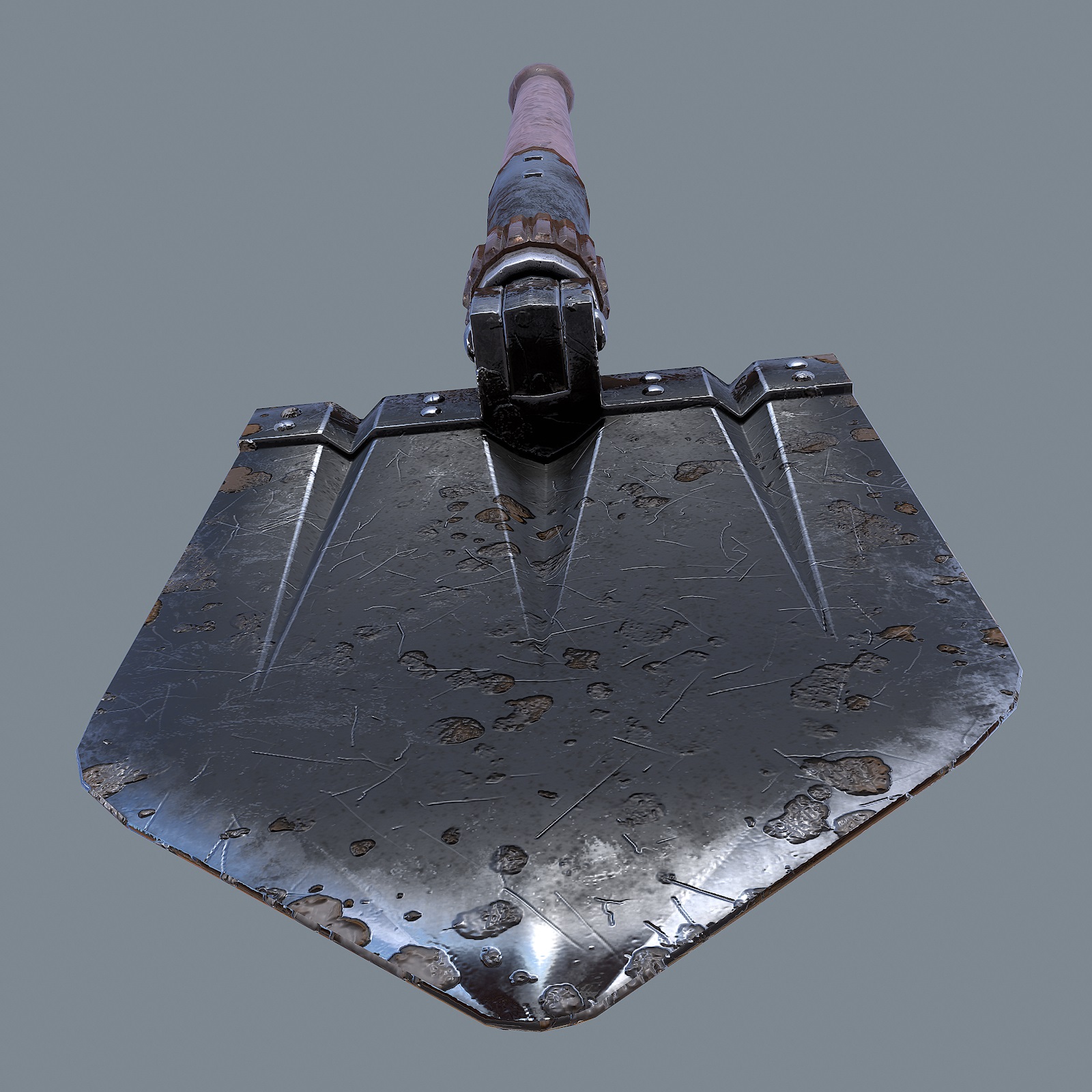 German sapper shovel WW2 3d model by Nicu_Tepes | 3DOcean