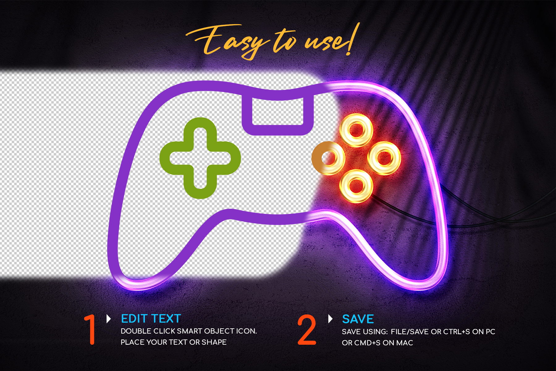 Neon Wall Sign Templates, Add-ons | GraphicRiver