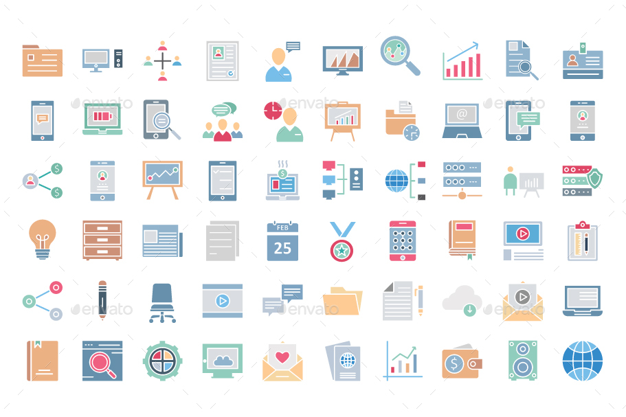 Business Vector Icon pack, Icons | GraphicRiver
