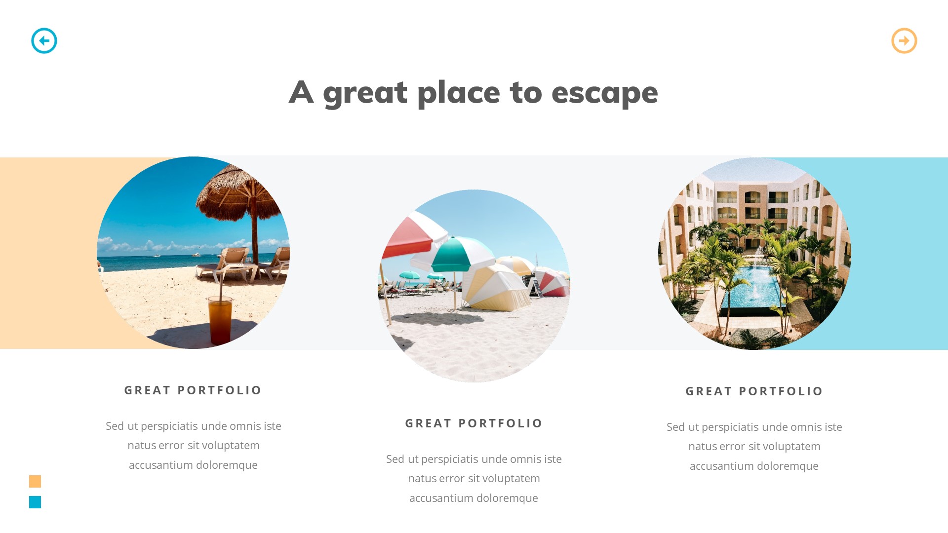 Allure - Tours & Travel Google Slides Template, Presentation Templates