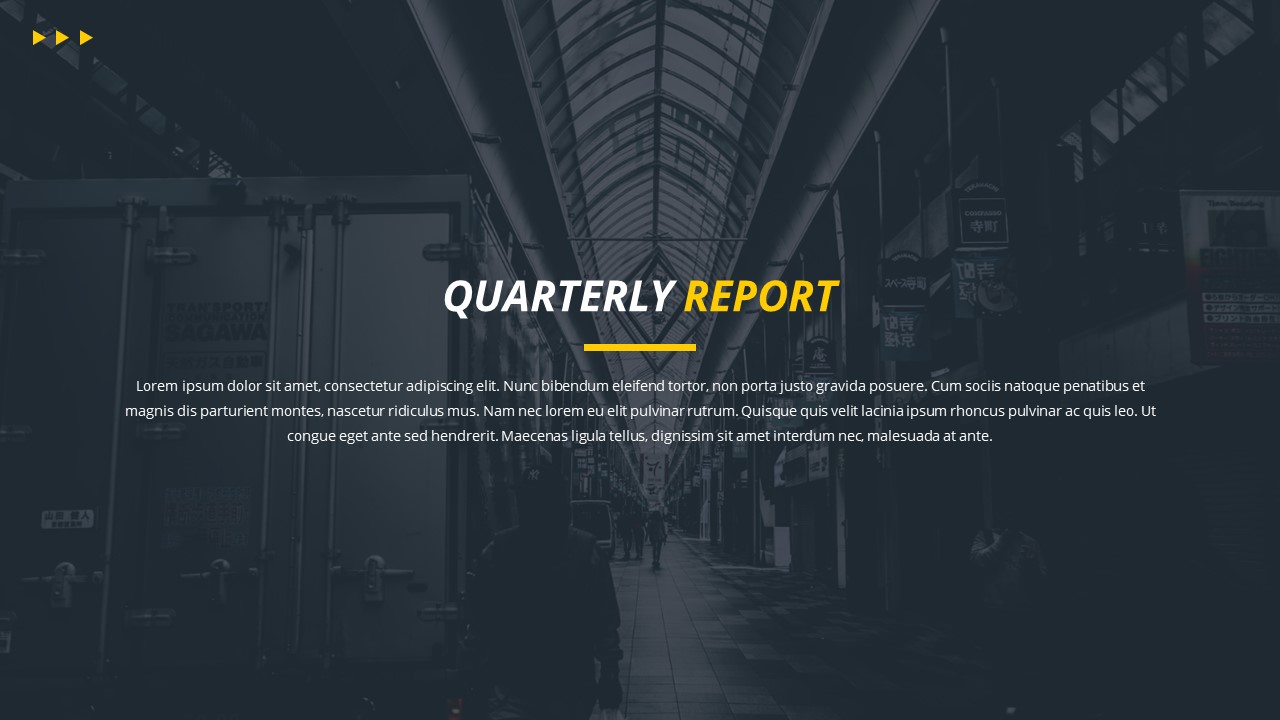 Quarterly Report Powerpoint Template, Presentation Templates | GraphicRiver