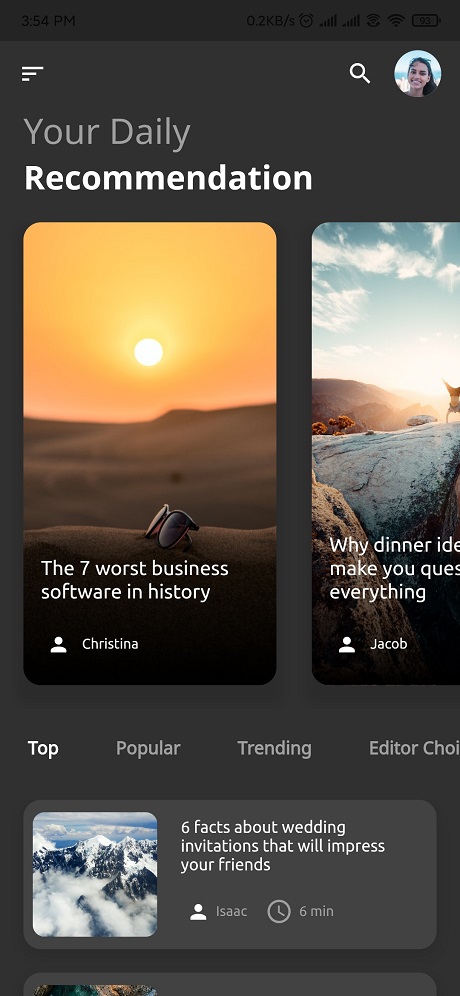 Blog UI Kit 7 Apps - News, Travel, Magazine, Branding Blog, News ...