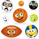 Funny balls, Vectors | GraphicRiver