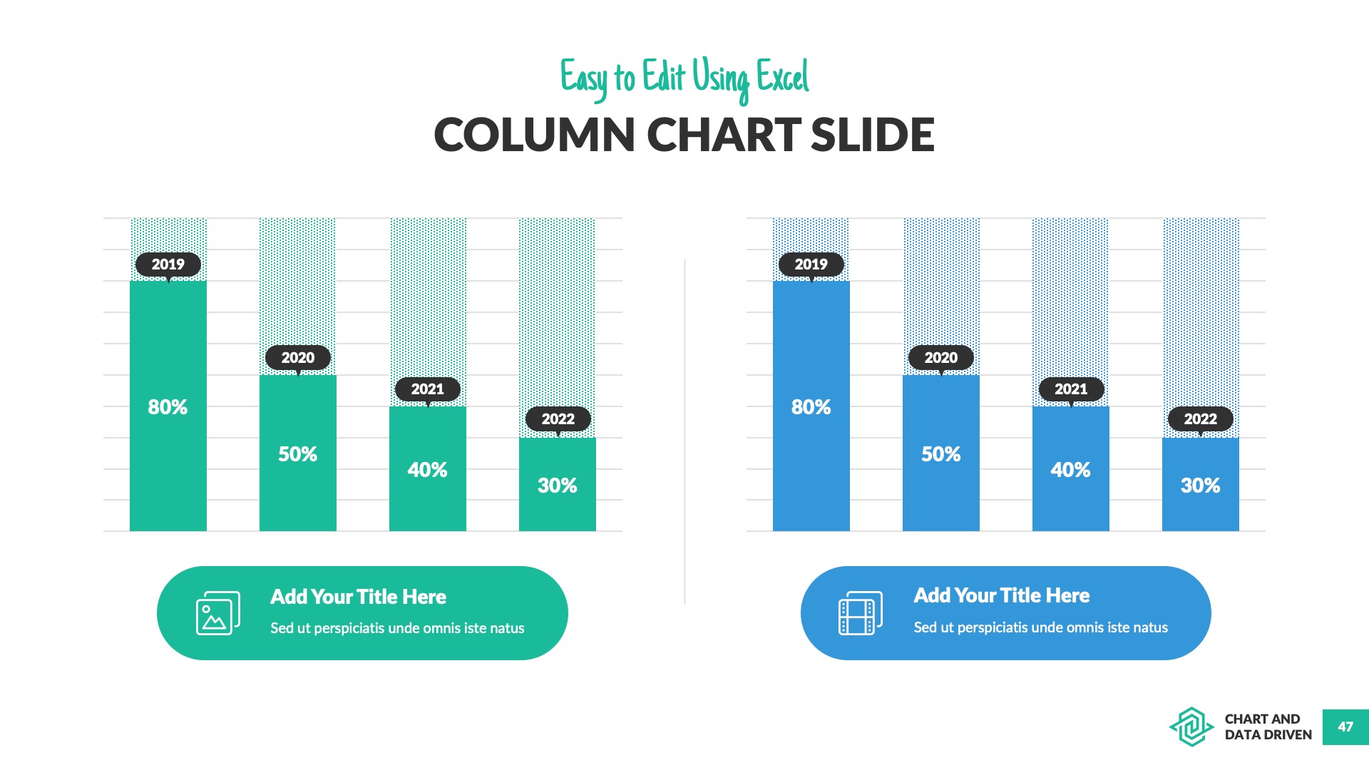 Chart and Data Driven 2 PowerPoint Presentation Template, Presentation ...