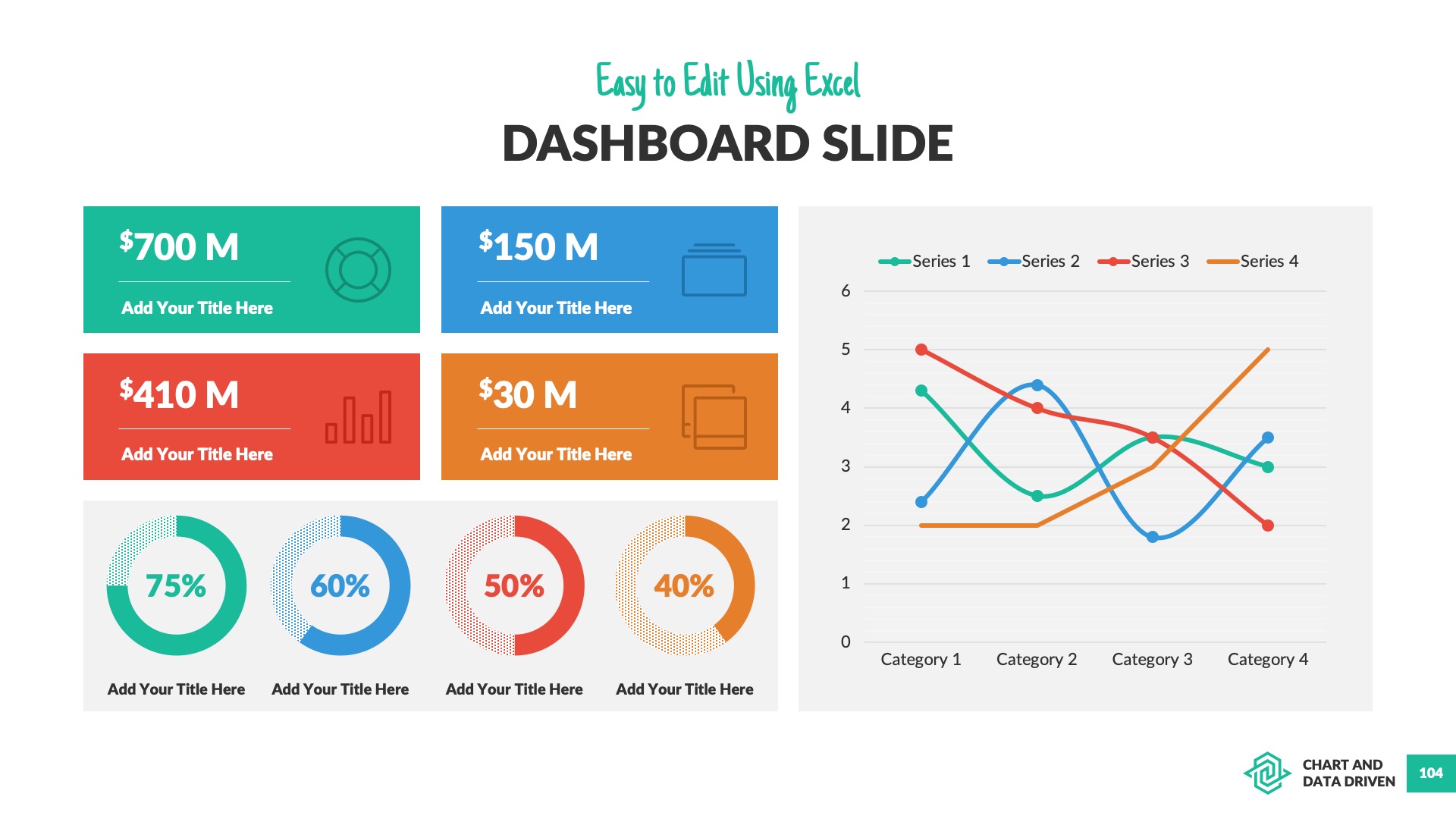 Chart and Data Driven 2 PowerPoint Presentation Template by Spriteit