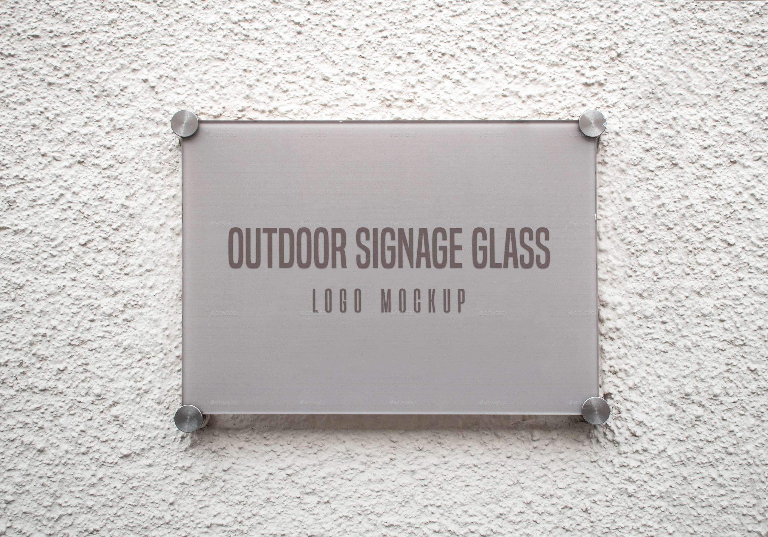 Glass Signage Logo Mockup Set, Graphics | GraphicRiver