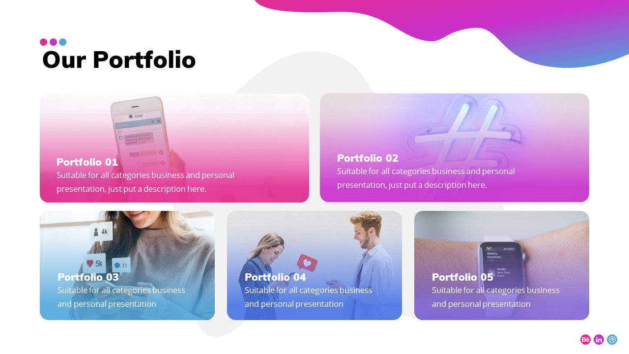 Society - Social Media Powerpoint Template, Presentation Templates