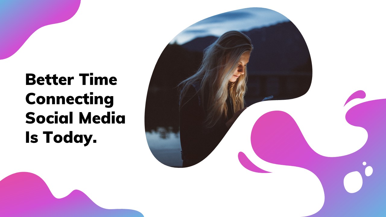 Society - Social Media Powerpoint Template, Presentation Templates