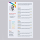 Colorful Resume Template, Print Templates | GraphicRiver