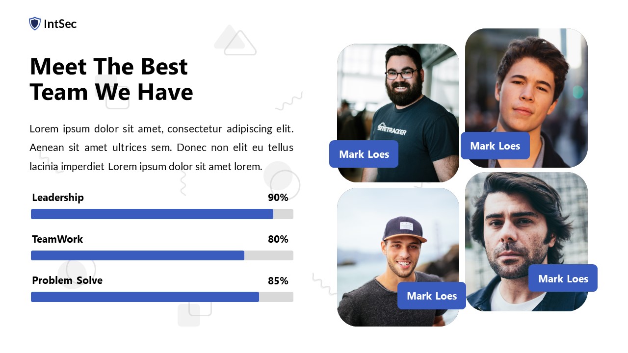 Intsec - Internet Security Powerpoint Template, Presentation Templates