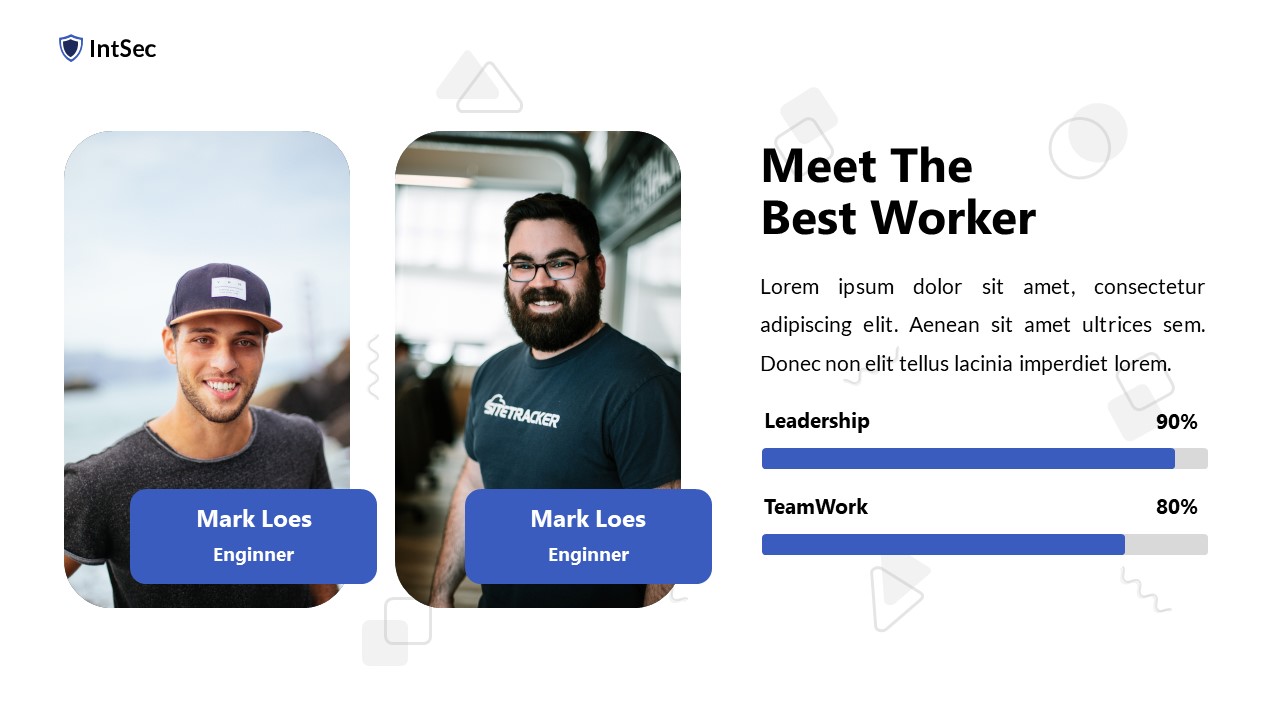 Intsec - Internet Security Powerpoint Template, Presentation Templates