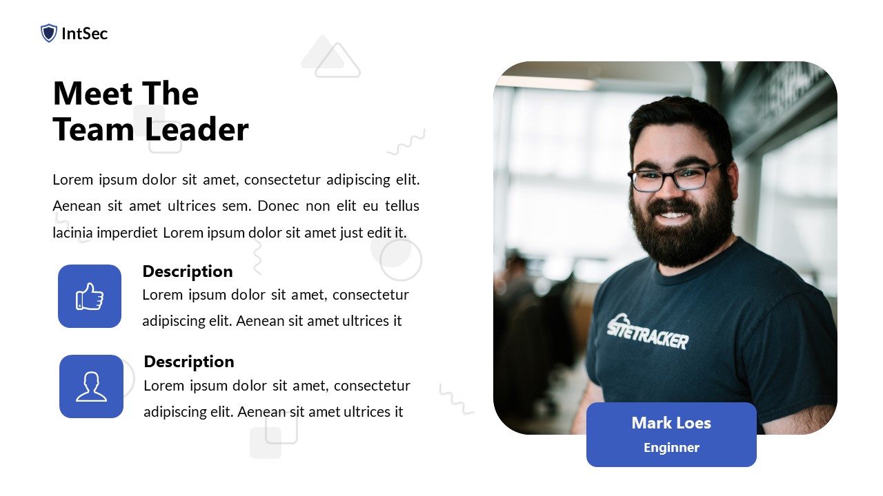 Intsec - Internet Security Powerpoint Template, Presentation Templates