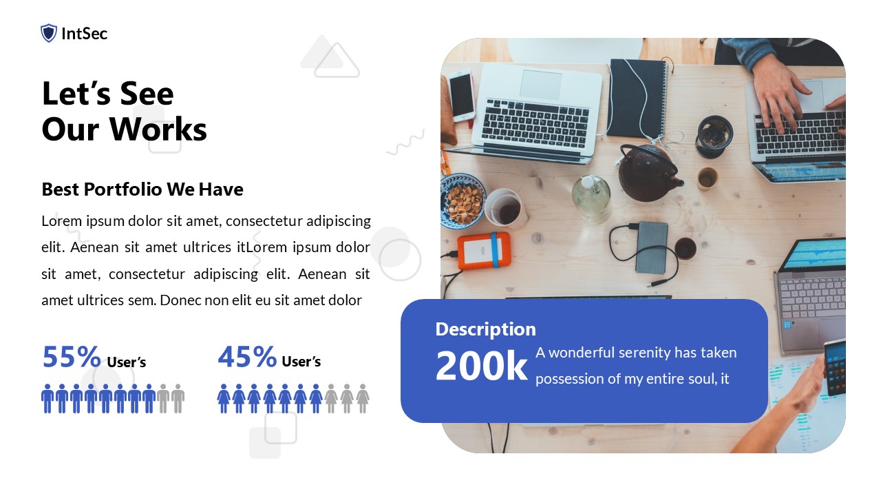Intsec - Internet Security Powerpoint Template, Presentation Templates