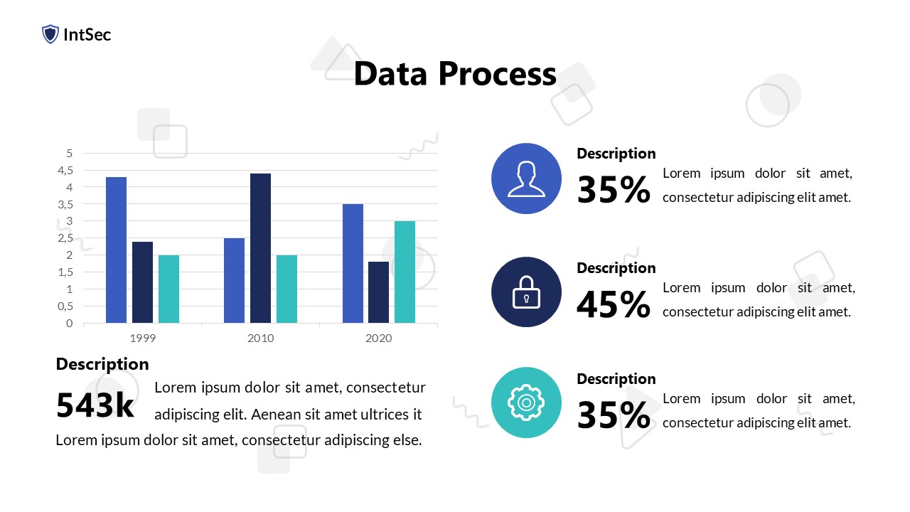 Intsec - Internet Security Powerpoint Template, Presentation Templates