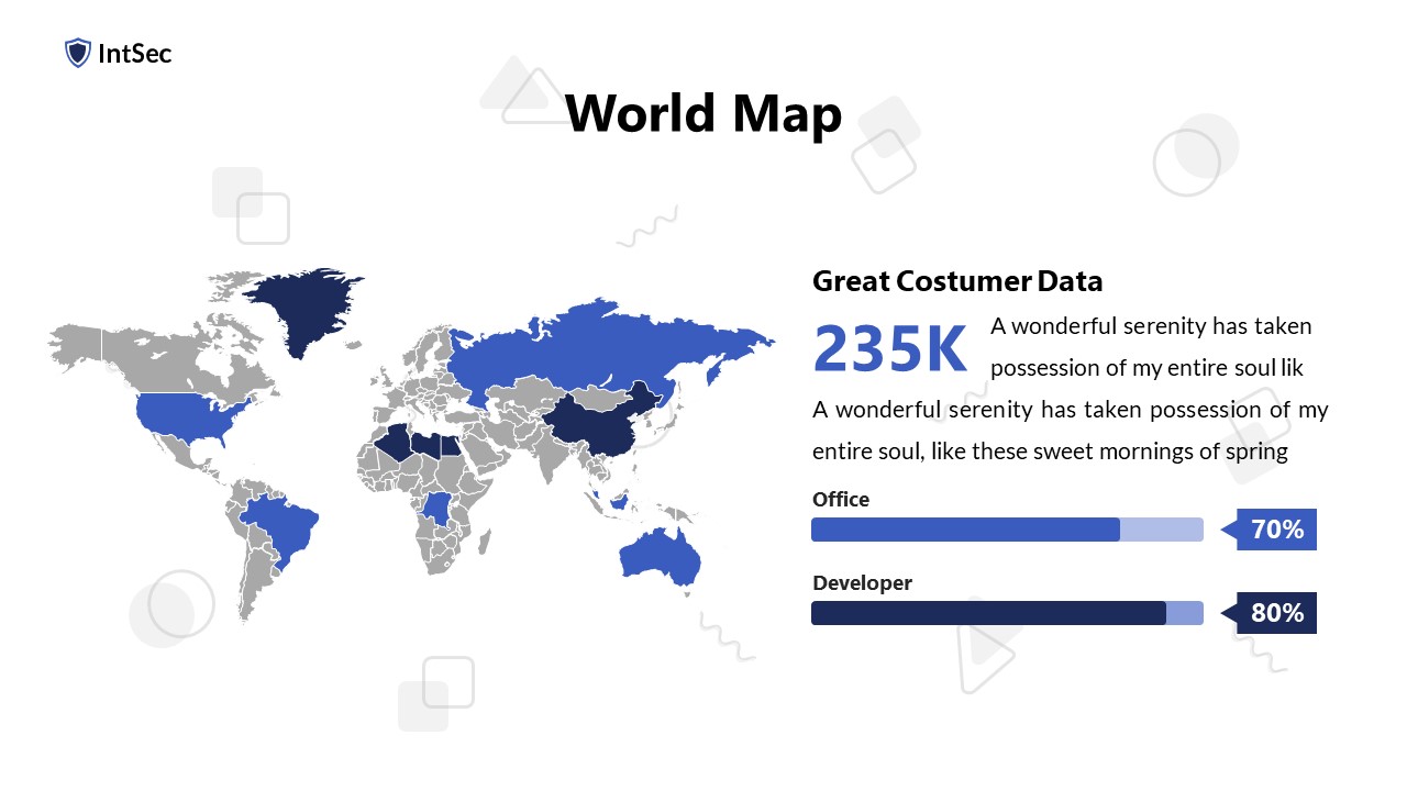 Intsec - Internet Security Powerpoint Template, Presentation Templates