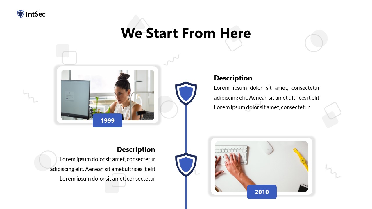 Intsec - Internet Security Powerpoint Template, Presentation Templates