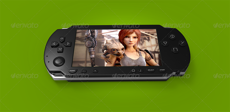 Handheld Game Mock-Up, Graphics | GraphicRiver