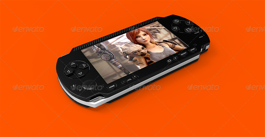 Handheld Game Mock-Up, Graphics | GraphicRiver