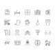 Hospital Line Icons, Icons | GraphicRiver