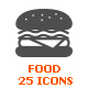 Food and Meal Filled Icon, Icons | GraphicRiver