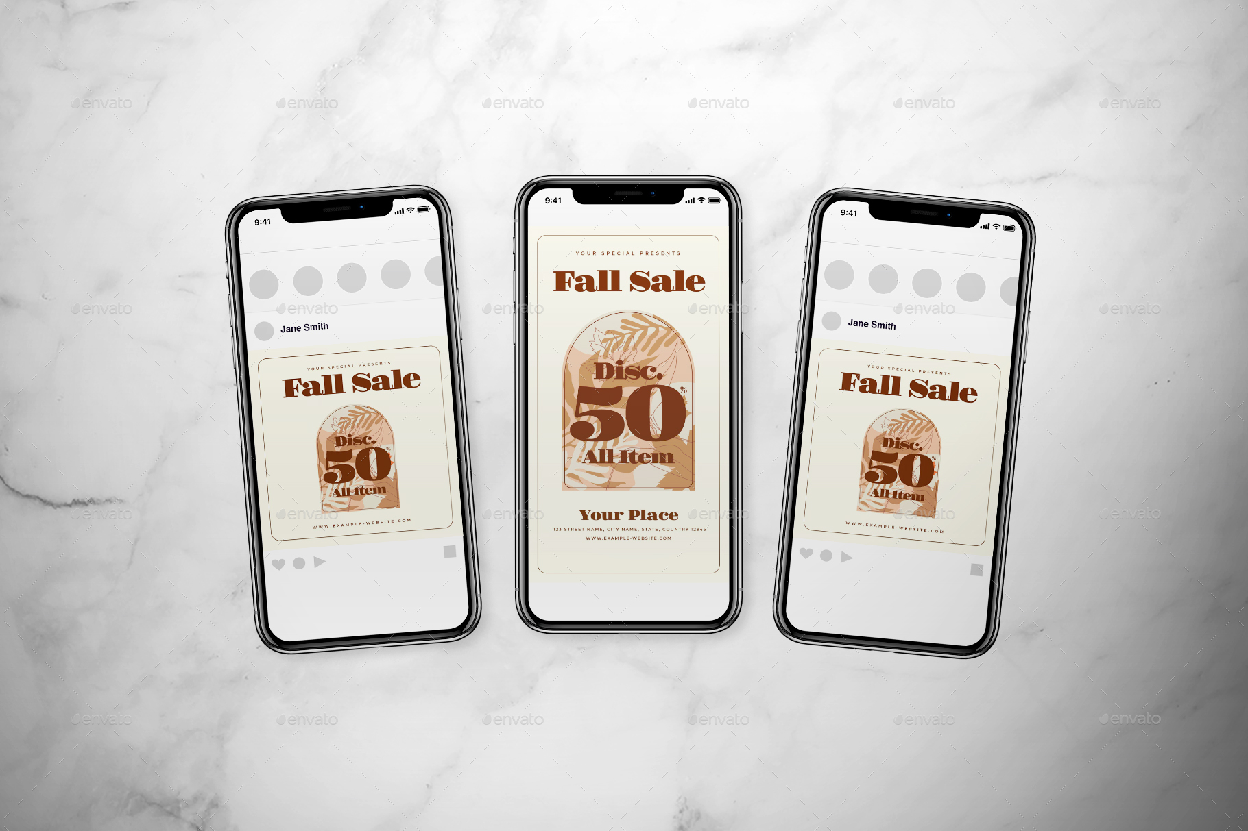 Fall Sale Flyer Set, Print Templates | GraphicRiver