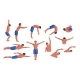 Swimming Man Set, Vectors | GraphicRiver