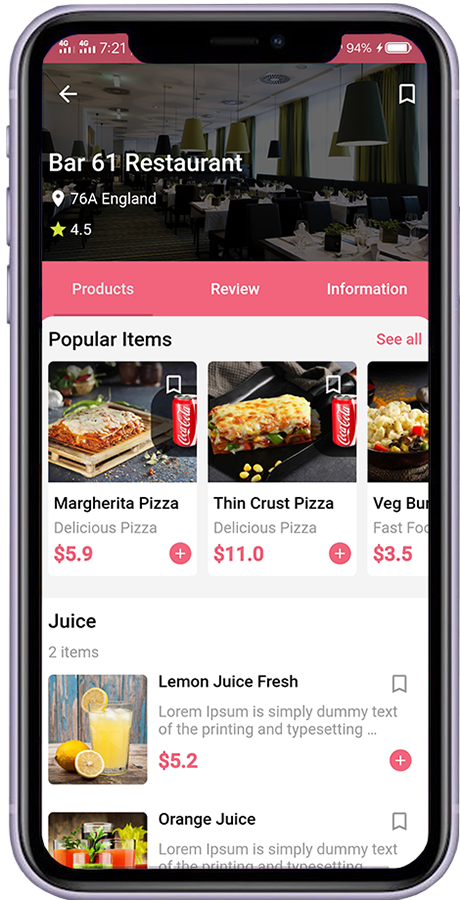 Flutter Food | 2 Apps | Food Ordering App + Delivery Boy App Template ...