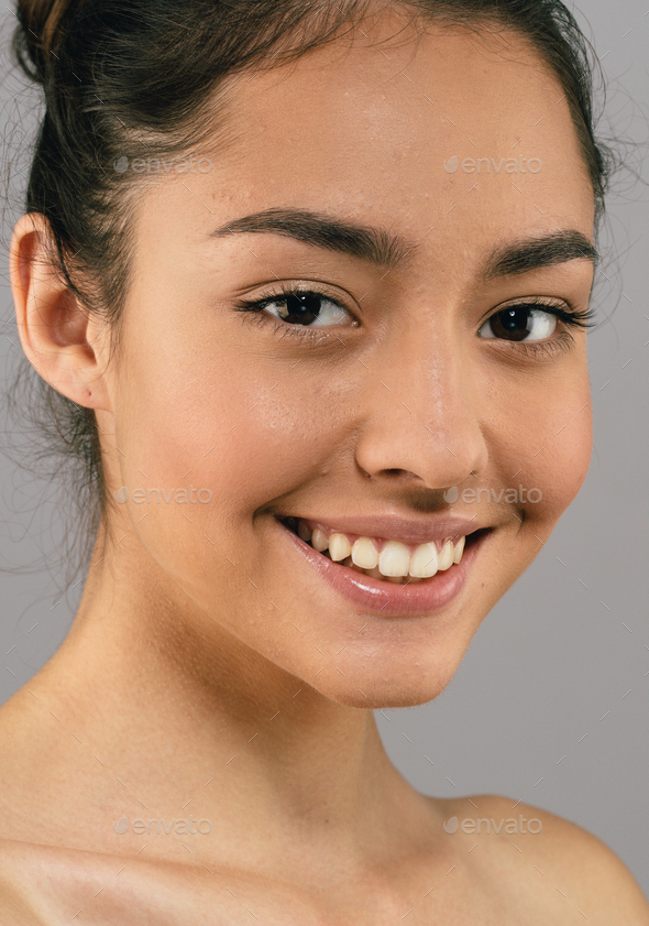 teeth smile woman beautiful skin face Stock Photo by kiraliffe | PhotoDune