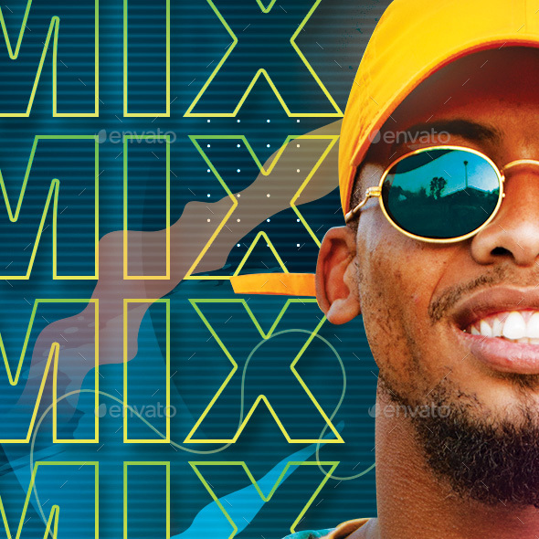 DJ Mix Nightclub Flyer, Print Templates | GraphicRiver
