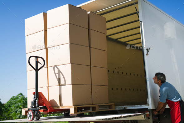 Cargo and goods transportation by truck Stock Photo by nd3000 | PhotoDune