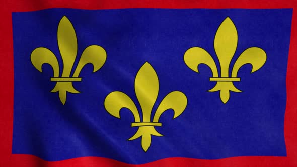 Anjou Flag France Waving in the Wind Background, Motion Graphics ...