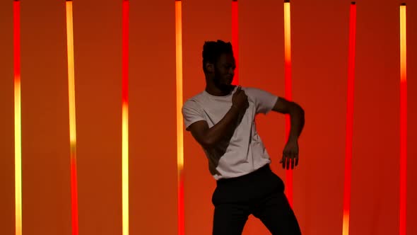 Salsa Dance Performed By a Young Black Man, Stock Footage | VideoHive