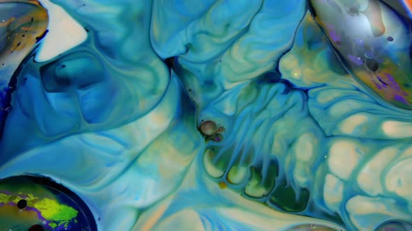 Abstract Colorful Invert Paint Bubbles Galactic Exploding Texture 7 ...