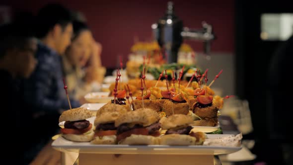 Tapas Bar in San Sebastian with Delicious Pintxos the Traditional ...