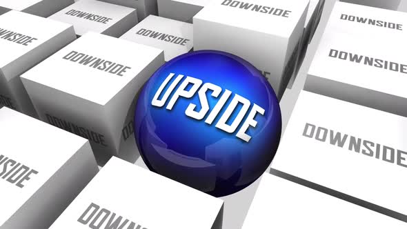 Upside Potential Vs Downside Risk Compare Opportunity, Motion Graphics