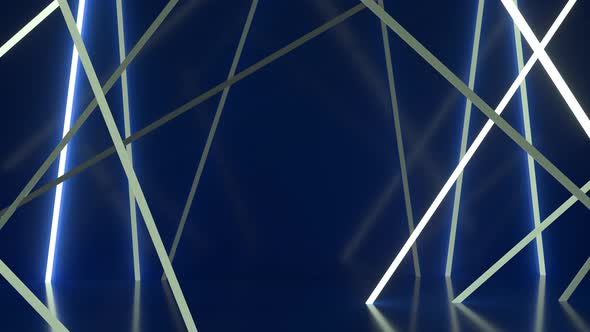 Glowing led line lights, Motion Graphics | VideoHive