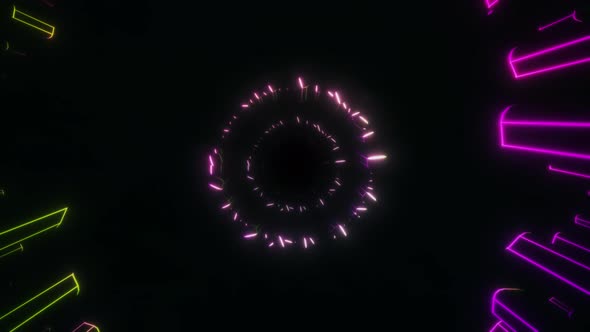 Purple Vj Loop Of Animated Hypnotic Patterns by Govo | VideoHive