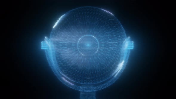 Web Camera Hologram Close Up 4k, Motion Graphics | VideoHive