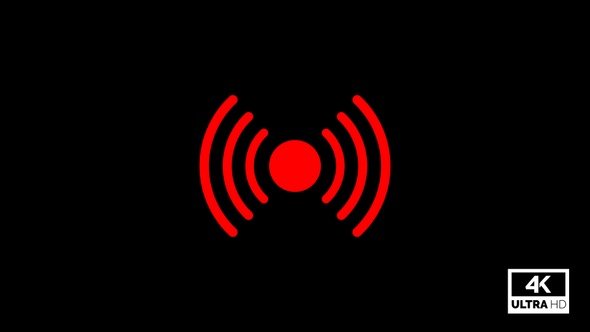 Live Streaming Signal Animation Looped V3 4K, Motion Graphics | VideoHive