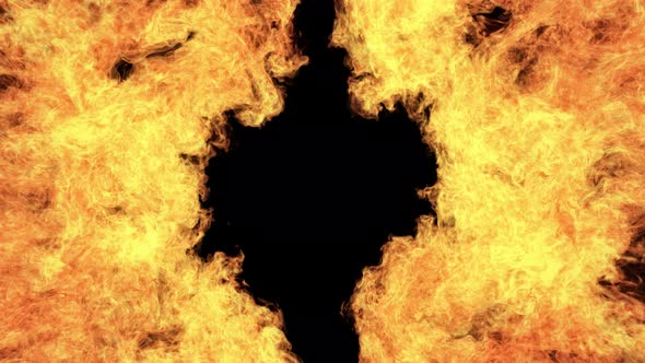 Fire Transition On Alpha, Motion Graphics | VideoHive