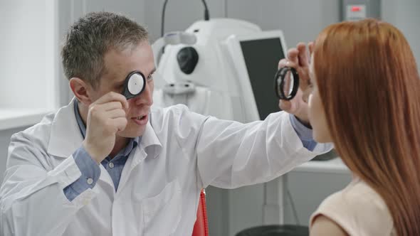 Indirect Ophthalmoscopy Procedure, Stock Footage | VideoHive