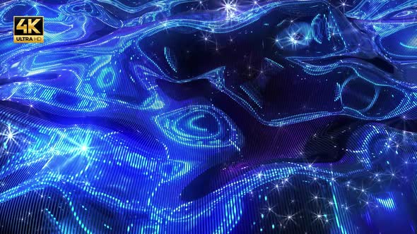 Blue Waves 4K, Motion Graphics | VideoHive