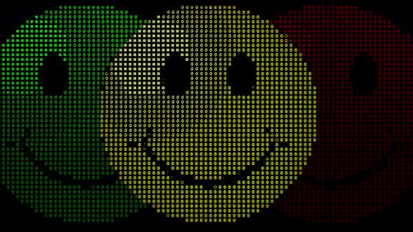 ASCII style SMILE emoticon, Motion Graphics | VideoHive