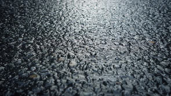 Moving Over Wet Road Surface, Stock Footage | VideoHive