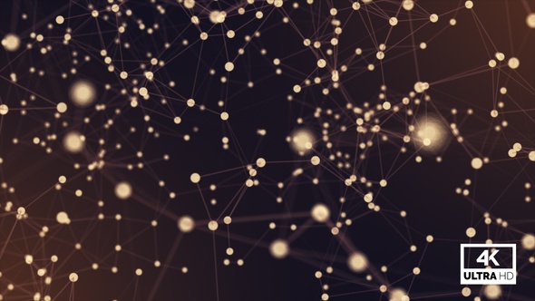 Golden Plexus Background Looped V2, Motion Graphics | VideoHive