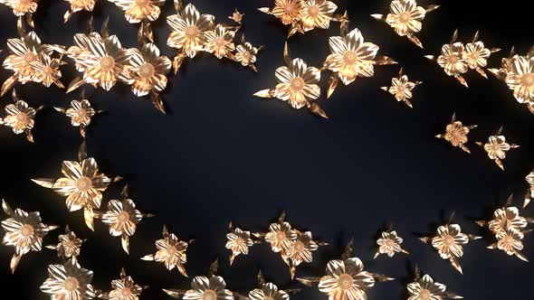 Abstract background motion design of flowers, Motion Graphics | VideoHive