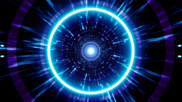 VJ Neon Light Beam Disco Background Loop 4K by shnfilm | VideoHive
