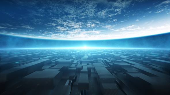 Sci-Fi Space 4K, Motion Graphics | VideoHive