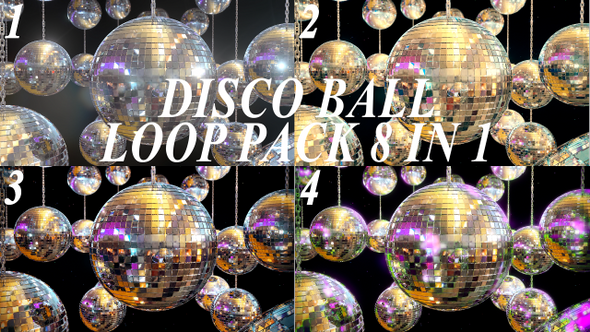 Disco Balls Loop Pack, Motion Graphics | VideoHive