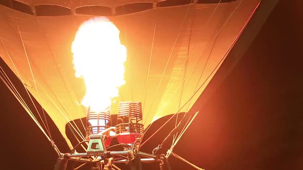 Hot Air Balloon Burners Gas, Stock Footage | VideoHive